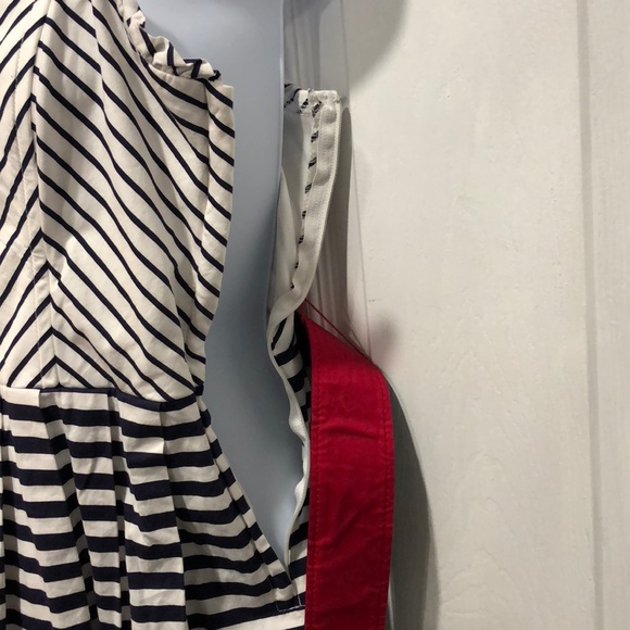 City Triangles | Dresses | City Triangles 9 Striped Dress With Red Belt ...